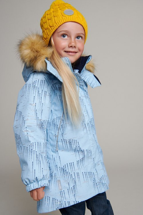 Kurtka reima zimowa Reimatec, Silda, niebieski Dziewczynki Niebieski ...